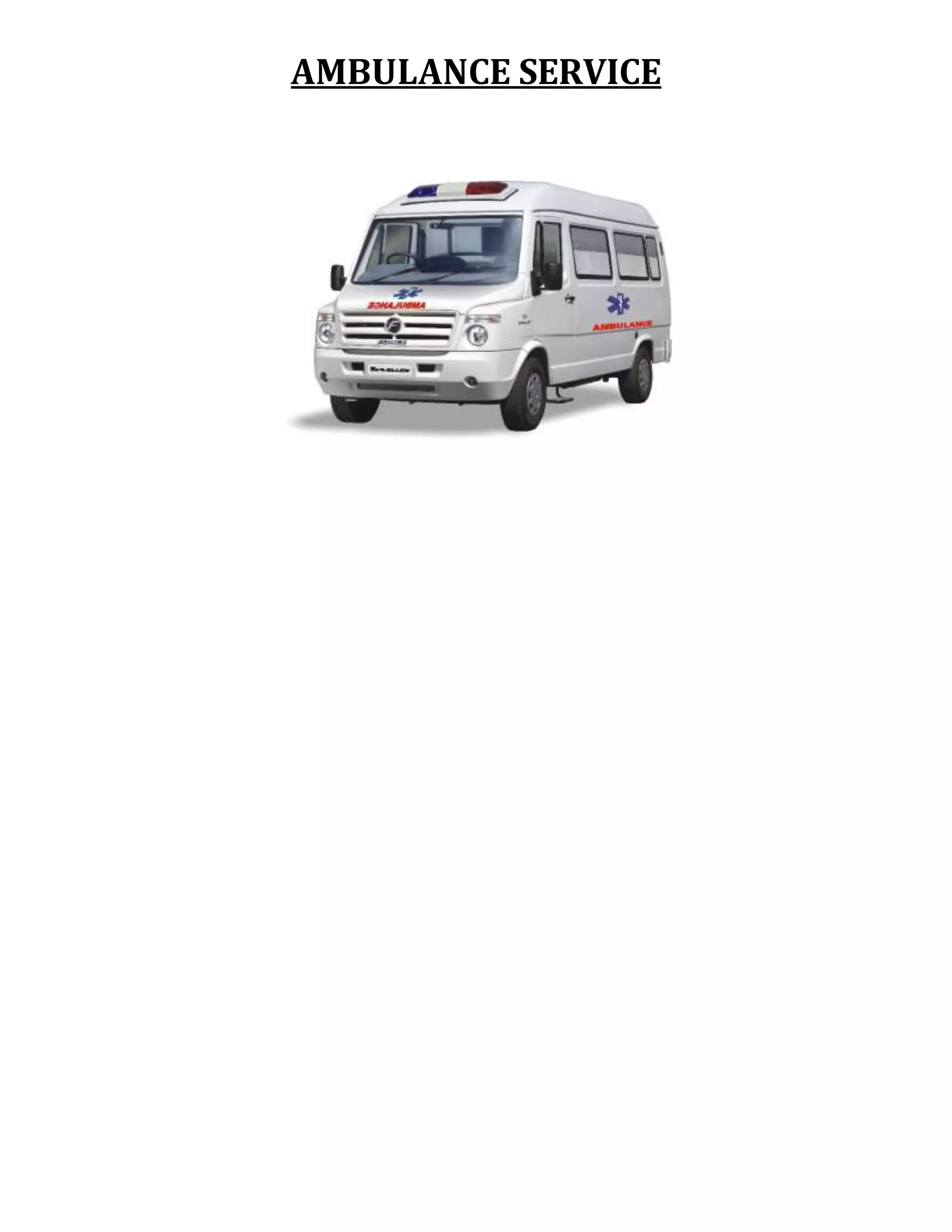 Ambulance service | PDF