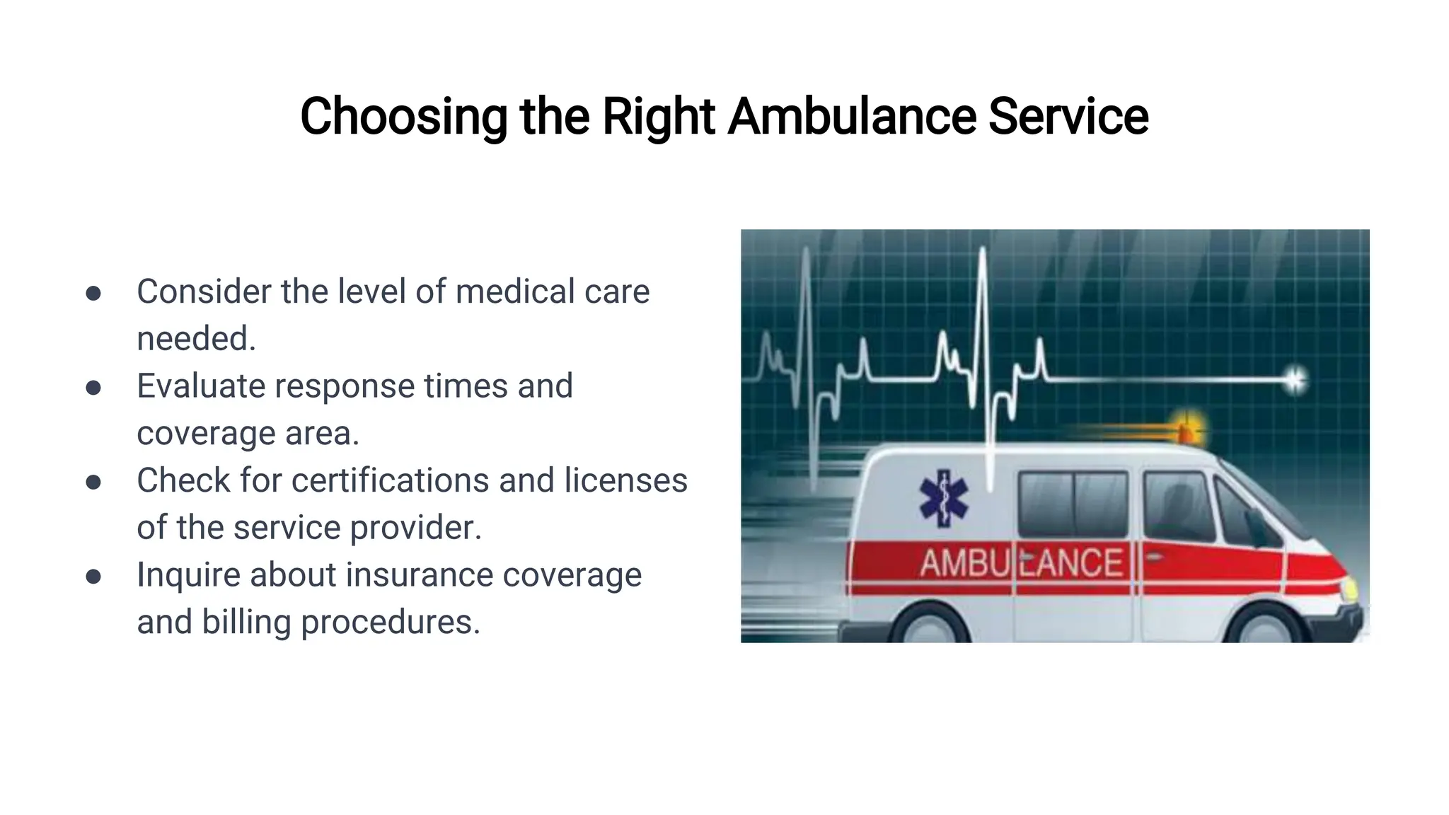 Comprehensive Guide to Ambulance Services: Everything You Need to Know ...