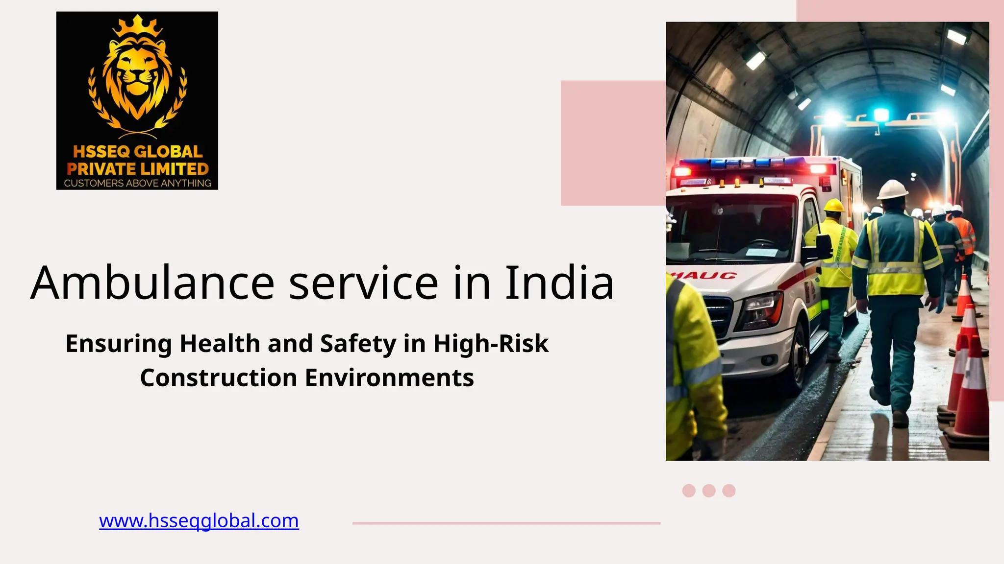 Ambulance service in India-HSSEQ Global , | PPT