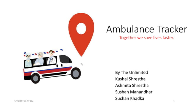 Ambulance tracker | PPTX