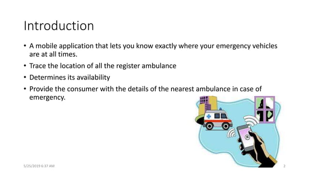 Ambulance tracker | PPTX