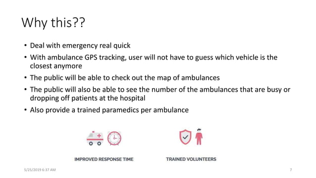 Ambulance tracker | PPTX