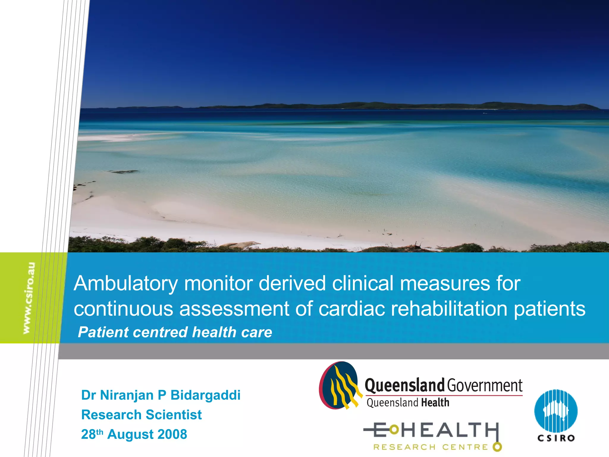 Ambulatory monitor derived clinical measures for continuous assessment ...