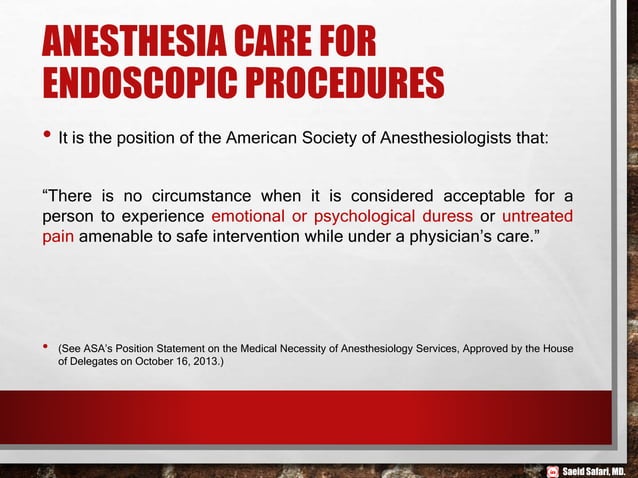 Ambulatory Anesthesia and Non–Operating Room Anesthesia (NORA) | PPTX
