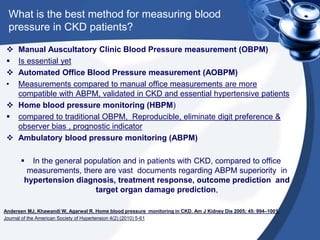 Ambulatory blood pressure measurement and bioimpedance analysis in ...