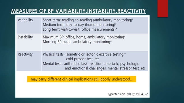 Ambulatory blood pressure monitoring [abpm] | PPTX | Heart and ...
