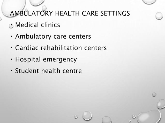 AMBULATORY CARE, ACUTE AND CRITICAL CARE (1).pptx | First Aid | Injuries