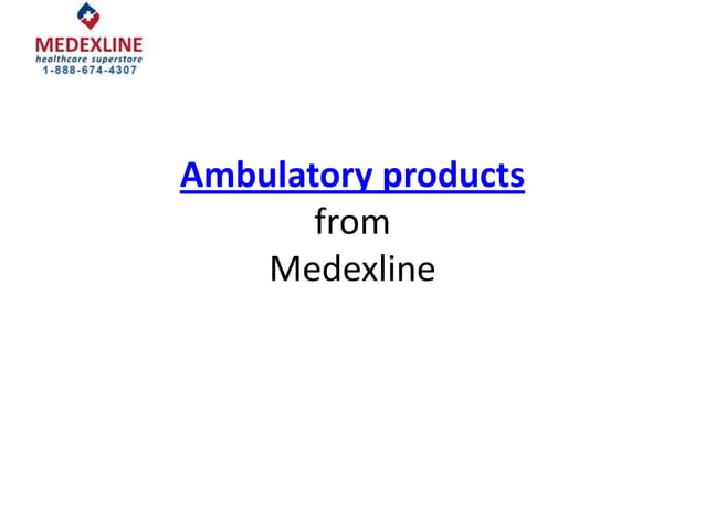 Ambulatory products | PPTX