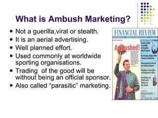 Ambush Marketing | PPT