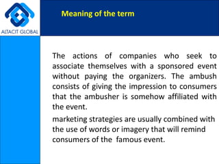 Ambush marketing | PPT