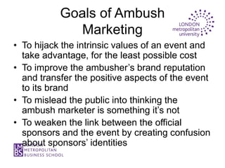 Ambush Marketing: Innovative or Immoral? | PDF