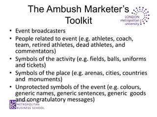 Ambush Marketing: Innovative or Immoral? | PDF | Marketing and ...