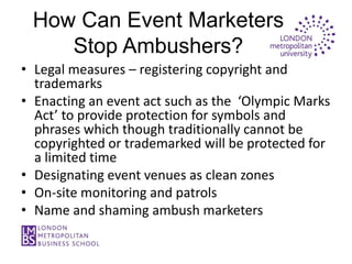 Ambush Marketing: Innovative or Immoral? | PDF