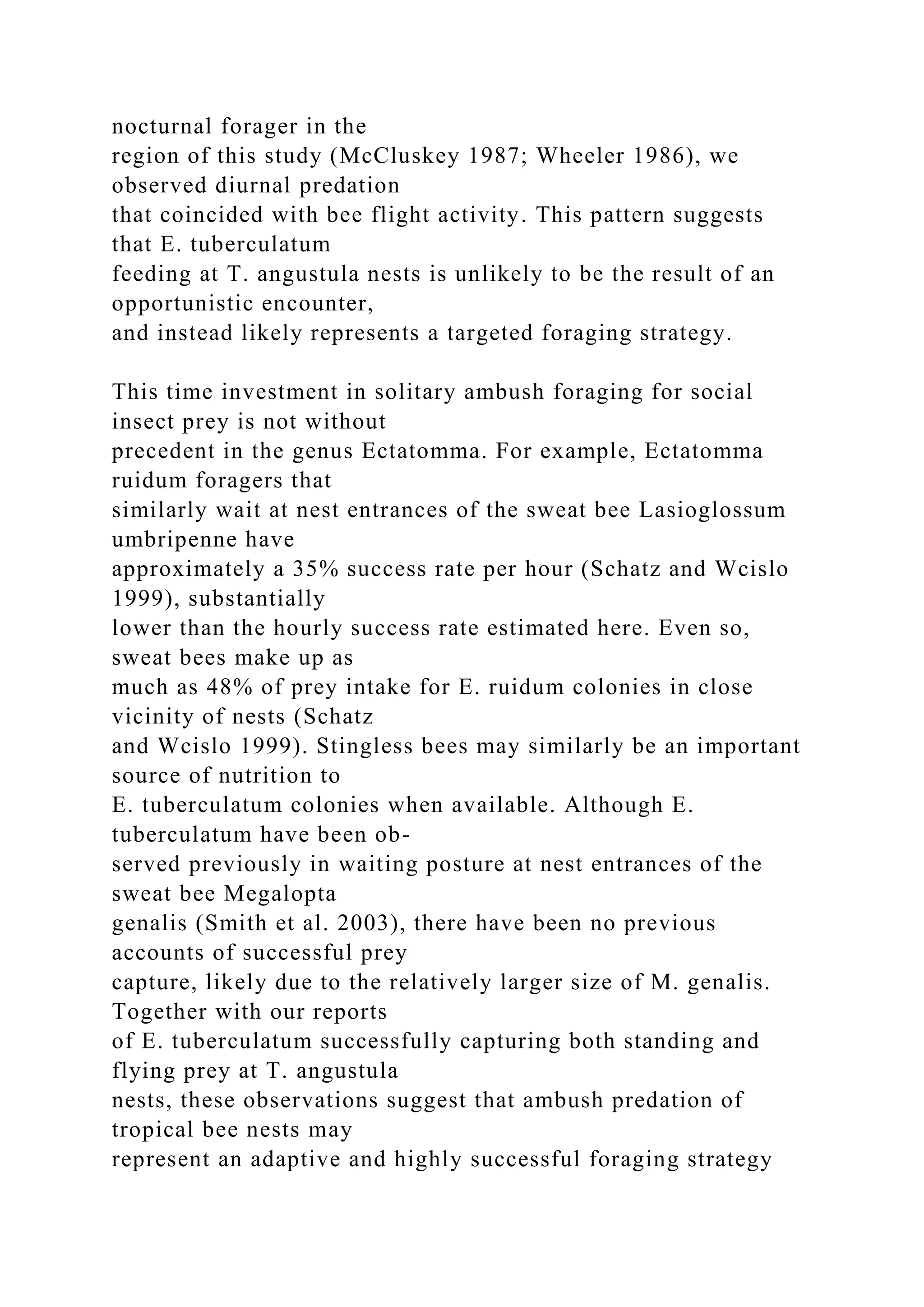 Ambush Predation of Stingless Bees (Tetragoniscaangustula) b.docx