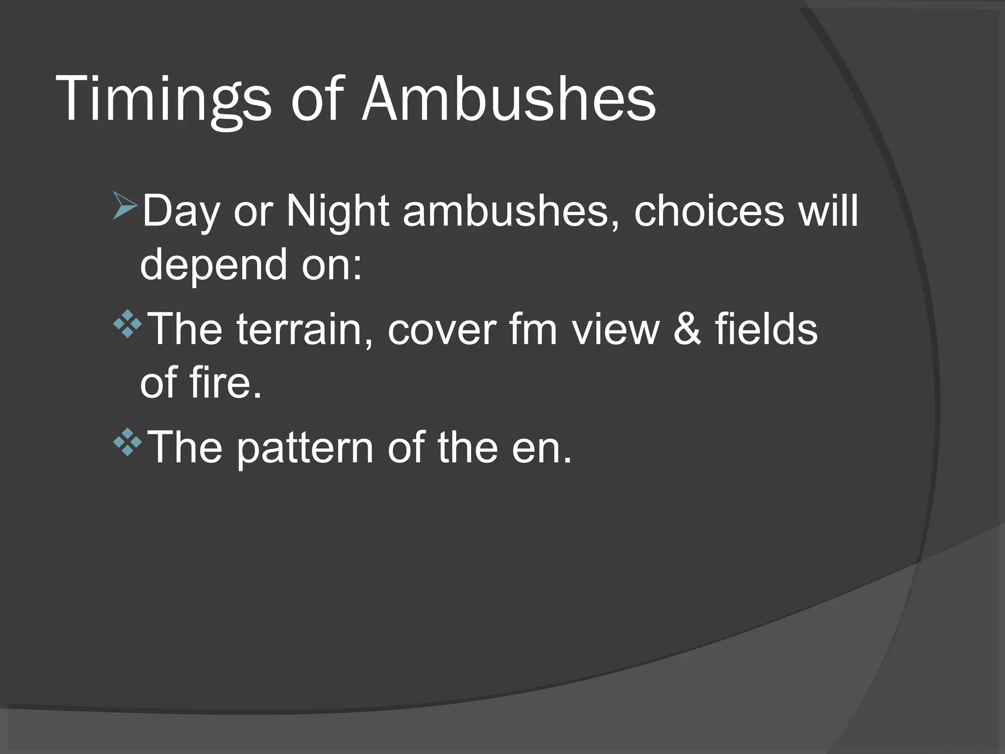 Ambush revised | PPT
