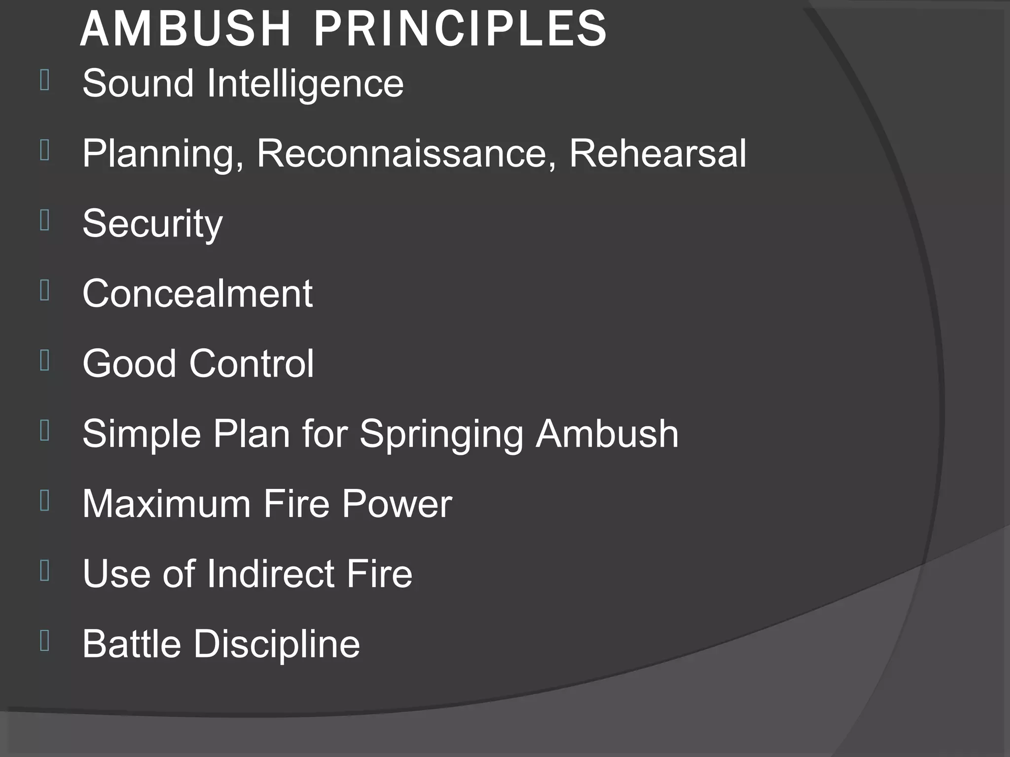 Ambush revised | PPT