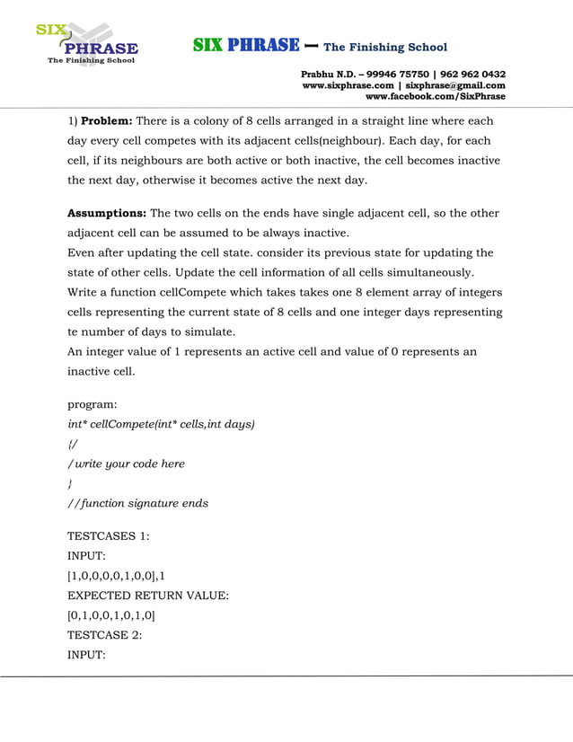 Amcat automata questions | PDF