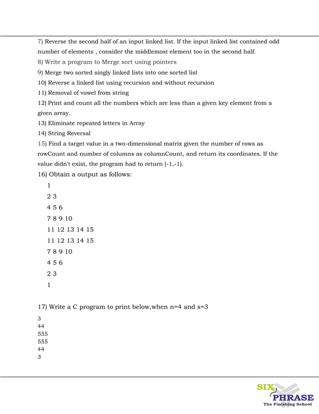 Amcat automata questions | PDF
