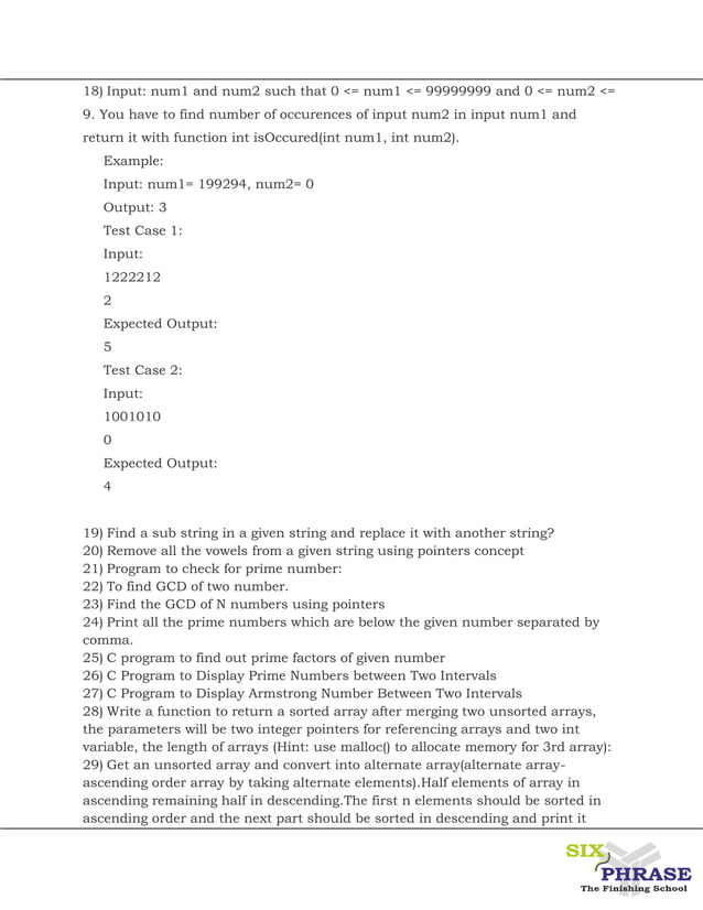 Amcat automata questions | PDF