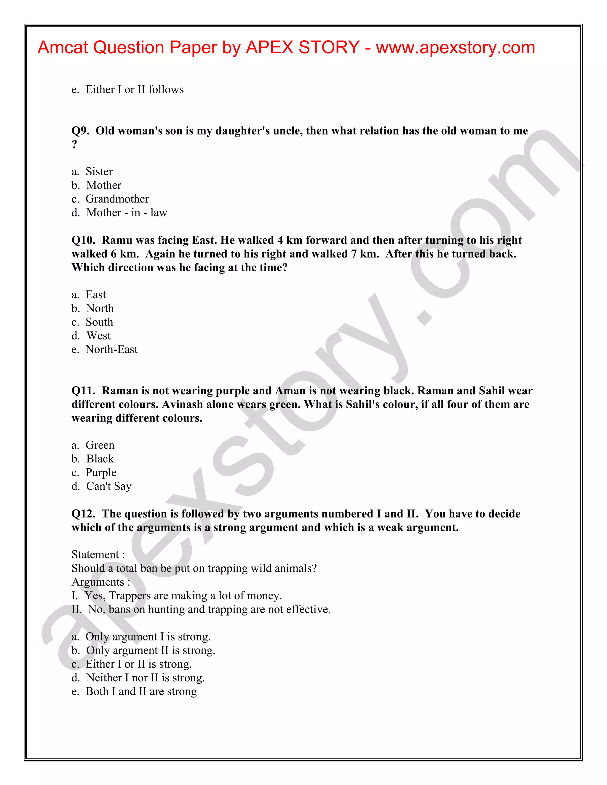Amcat Test Question Papers Pdf Executive Leadership And Management Business