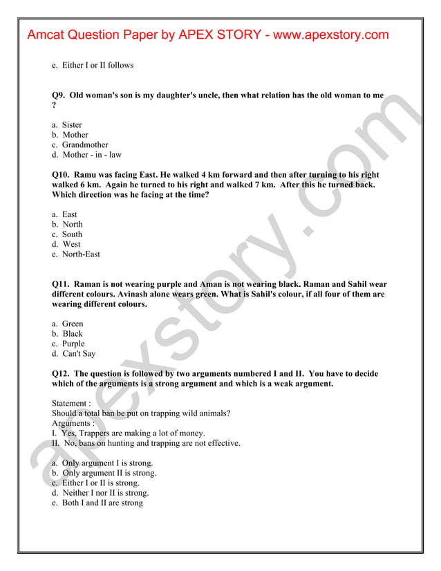 Amcat test-question-papers | PDF | Executive Leadership & Management ...