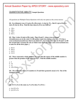 Amcat test-question-papers | PDF | Executive Leadership & Management ...