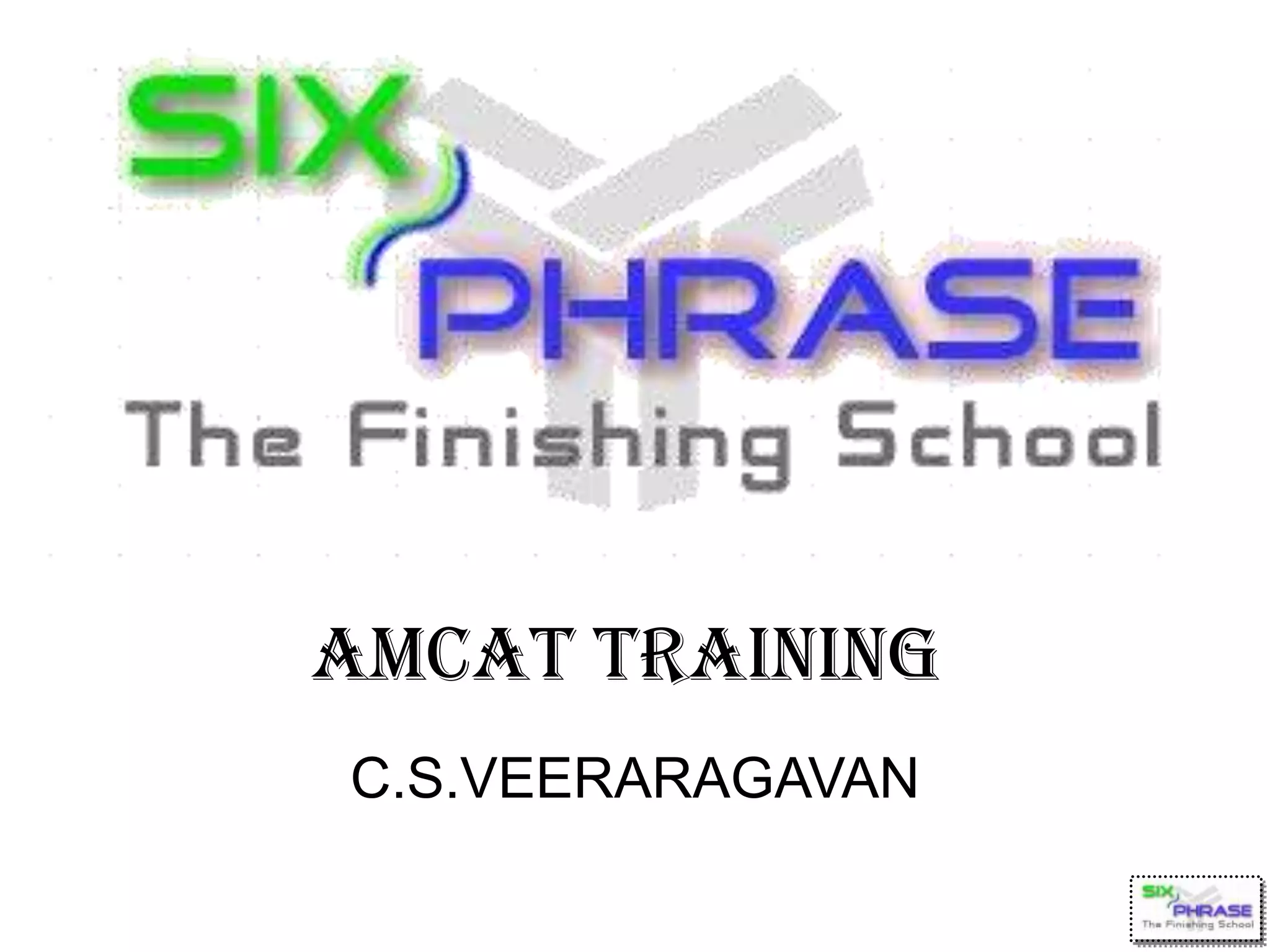 AMCAT TRAINING GUIDE: QUANTITATIVE AND LOGICAL ABILITY | PPT