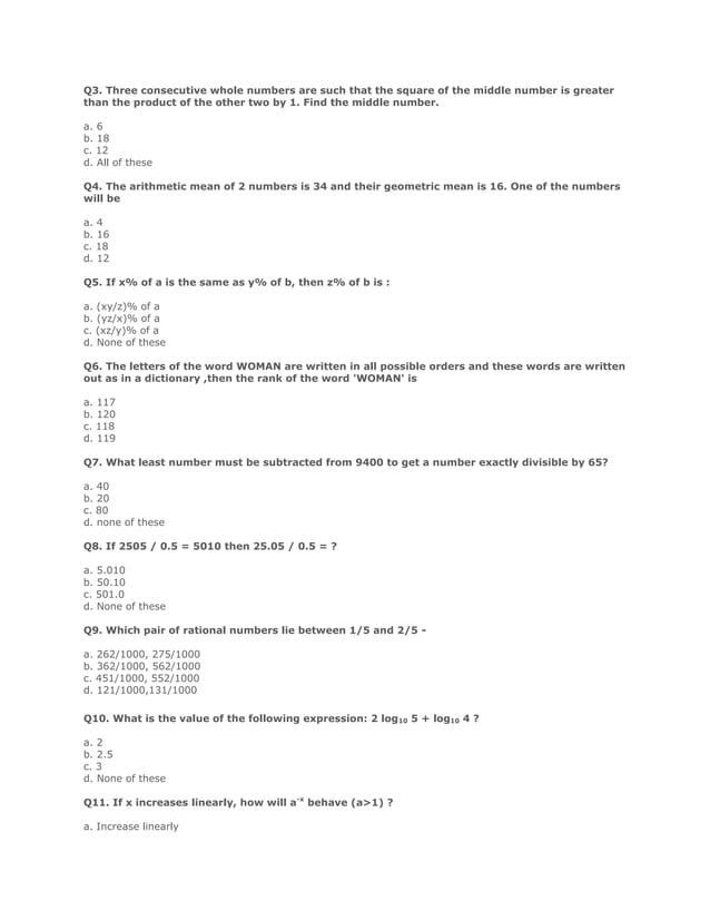Amcat+syllabus+and+sample+papers | DOCX