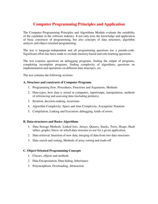 Amcat test syllabus | PDF