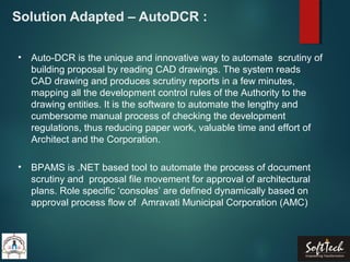 Amravati Municipal Corporation AutoDCR presentation | PPS