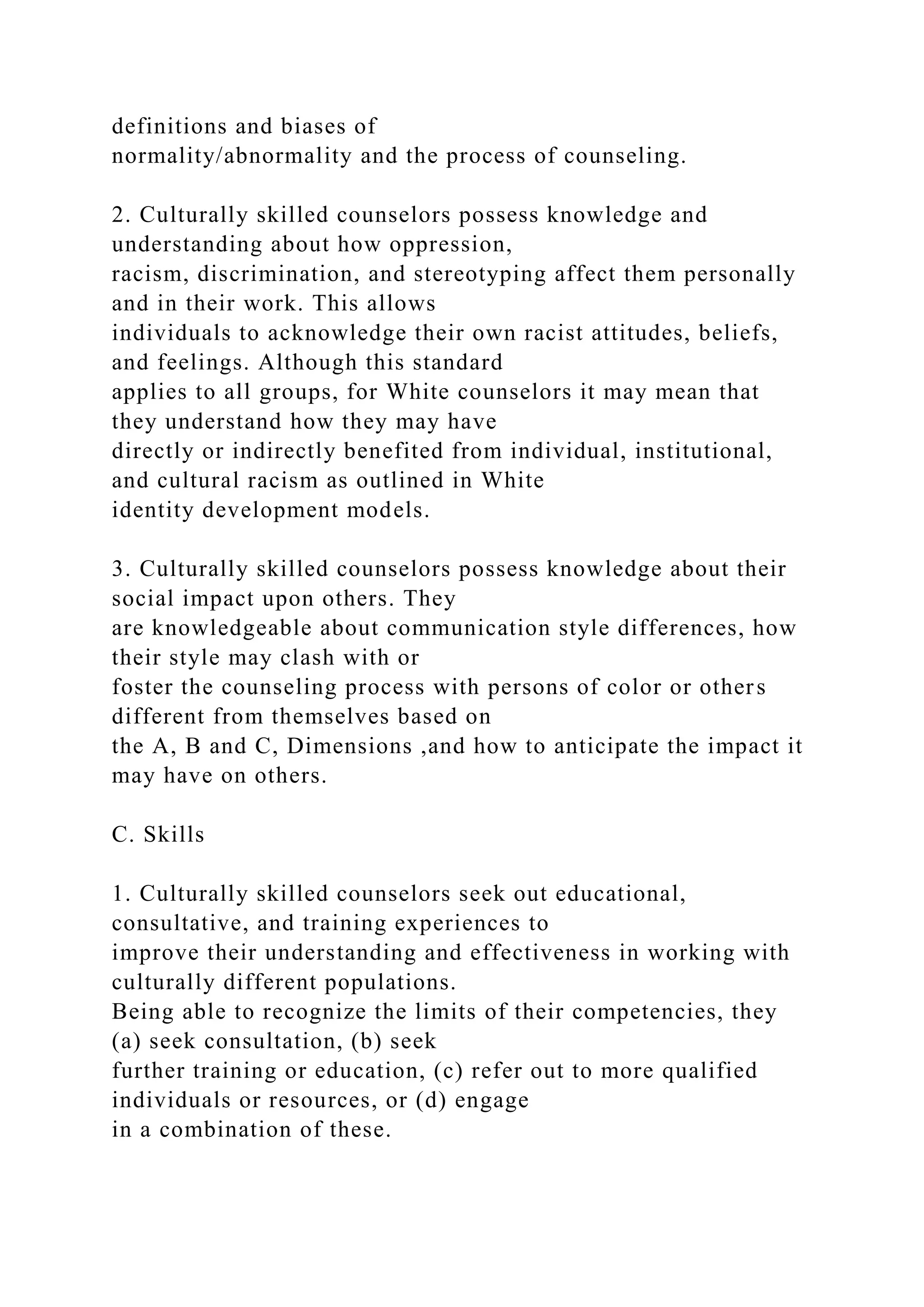 AMCD Multicultural Counseling Competencies I. Coun.docx