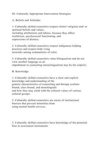 AMCD Multicultural Counseling Competencies I. Coun.docx