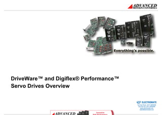 Advanced Motion Controls drive ware and digiflex product overview march ...