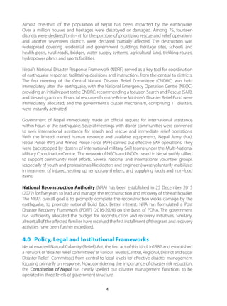 AMCDRR 2016 Nepal Disaster Report | PDF
