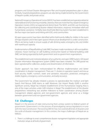 AMCDRR 2016 Nepal Disaster Report | PDF