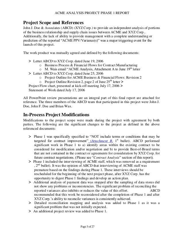 Amce analysis project
