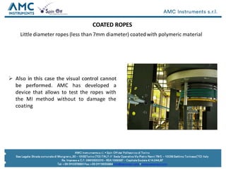 NdT inspection of wire ropes for elevators | PPT