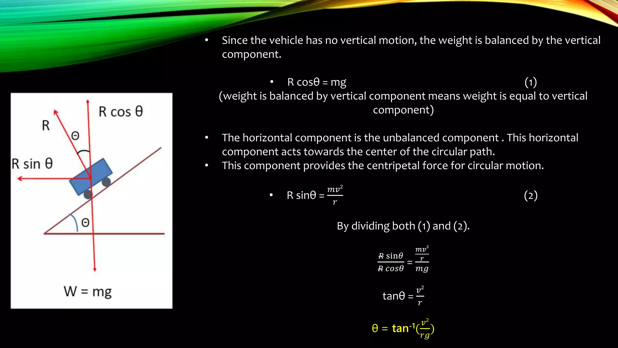 Banking of Roads And Circular Motion. | PPTX