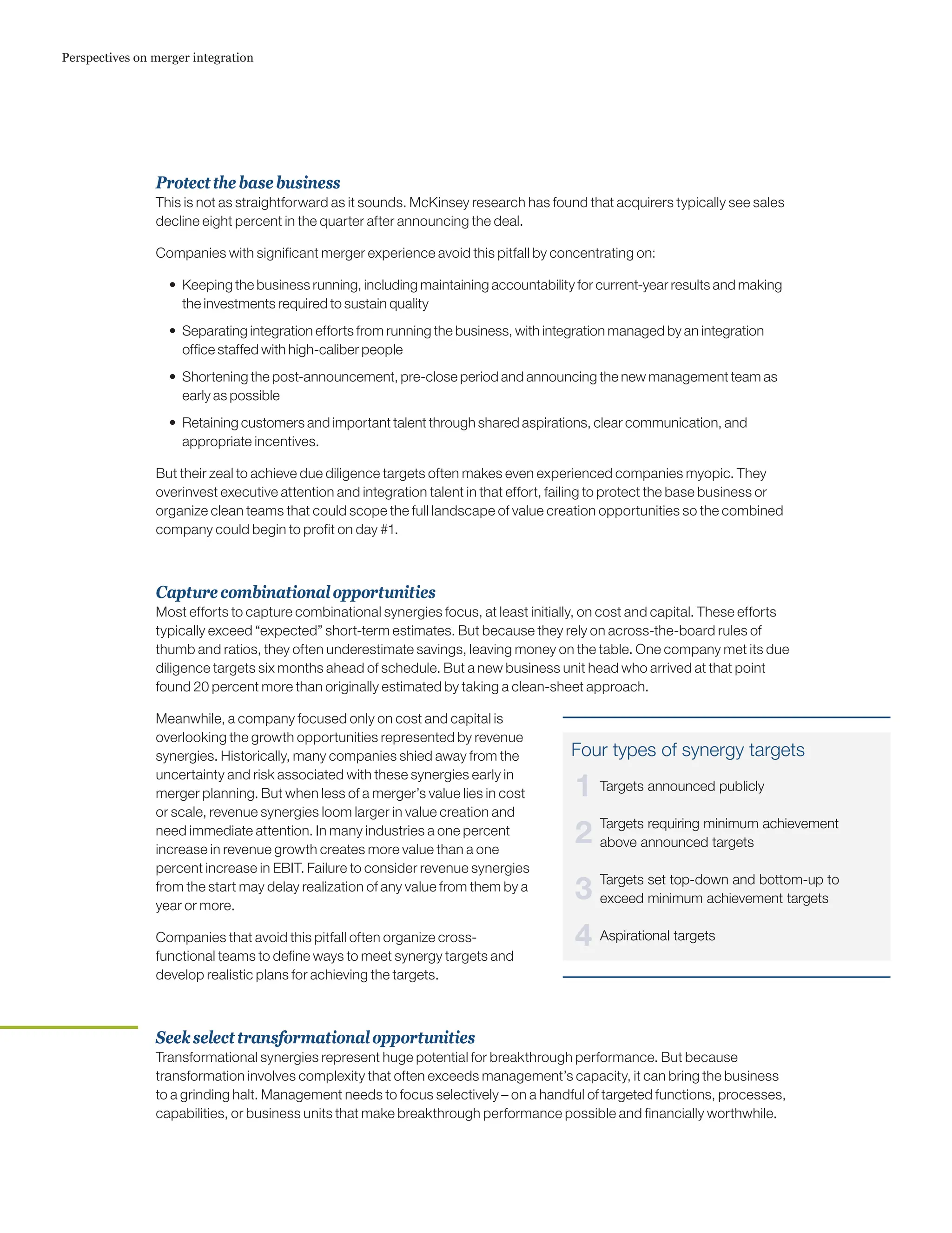 A McKinsey perspective on value creation and synergies.pdf