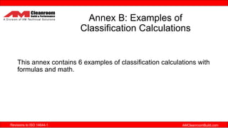 Am Cleanroom Build and Performance Revisions to ISO 14644-1 | PPTX ...