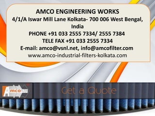 Amco air filters presentation | PPTX
