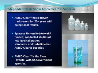 Amco Clear Division Overview | PPTX