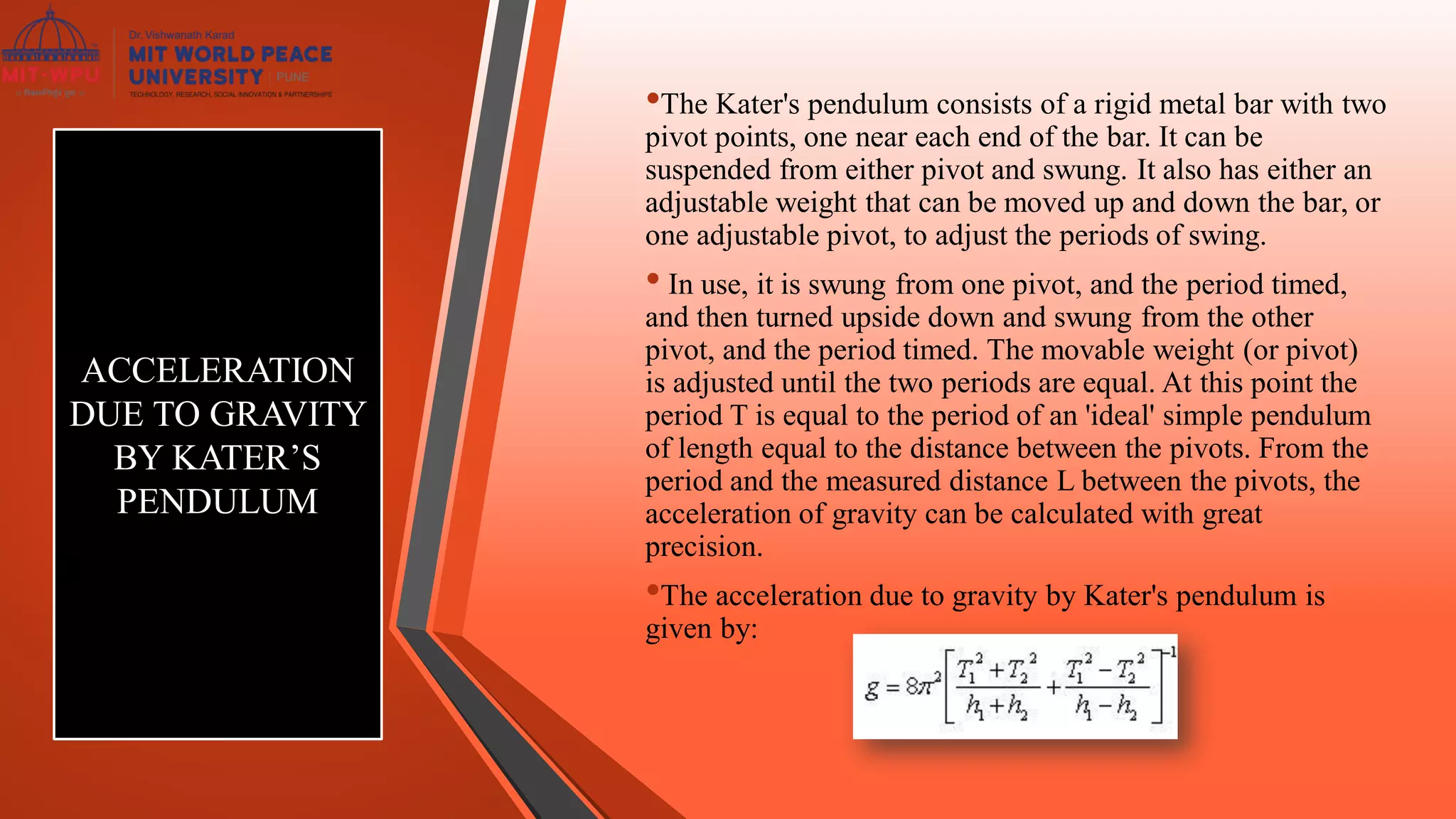 Amc ppt pendulum | PDF | Physics | Science
