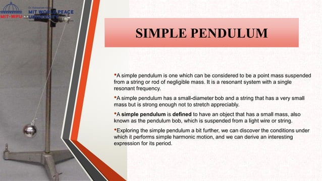 Amc ppt pendulum | PDF | Physics | Science