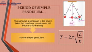 Amc ppt pendulum | PDF | Physics | Science