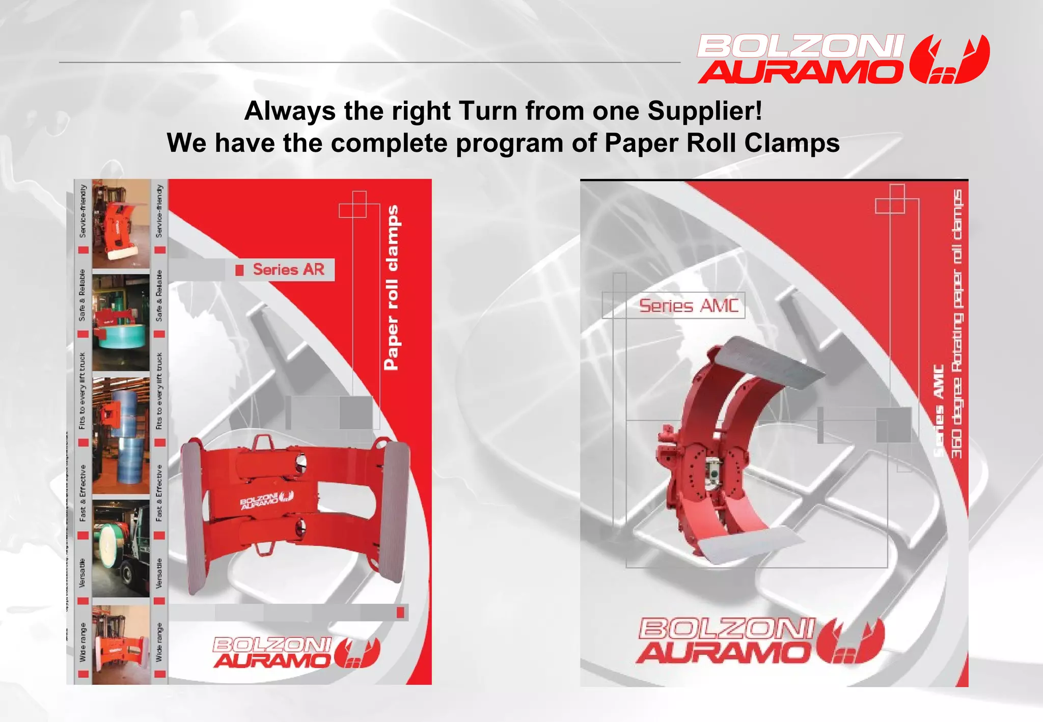 360 Degree Rotating Paper Roll Clamps | PPT