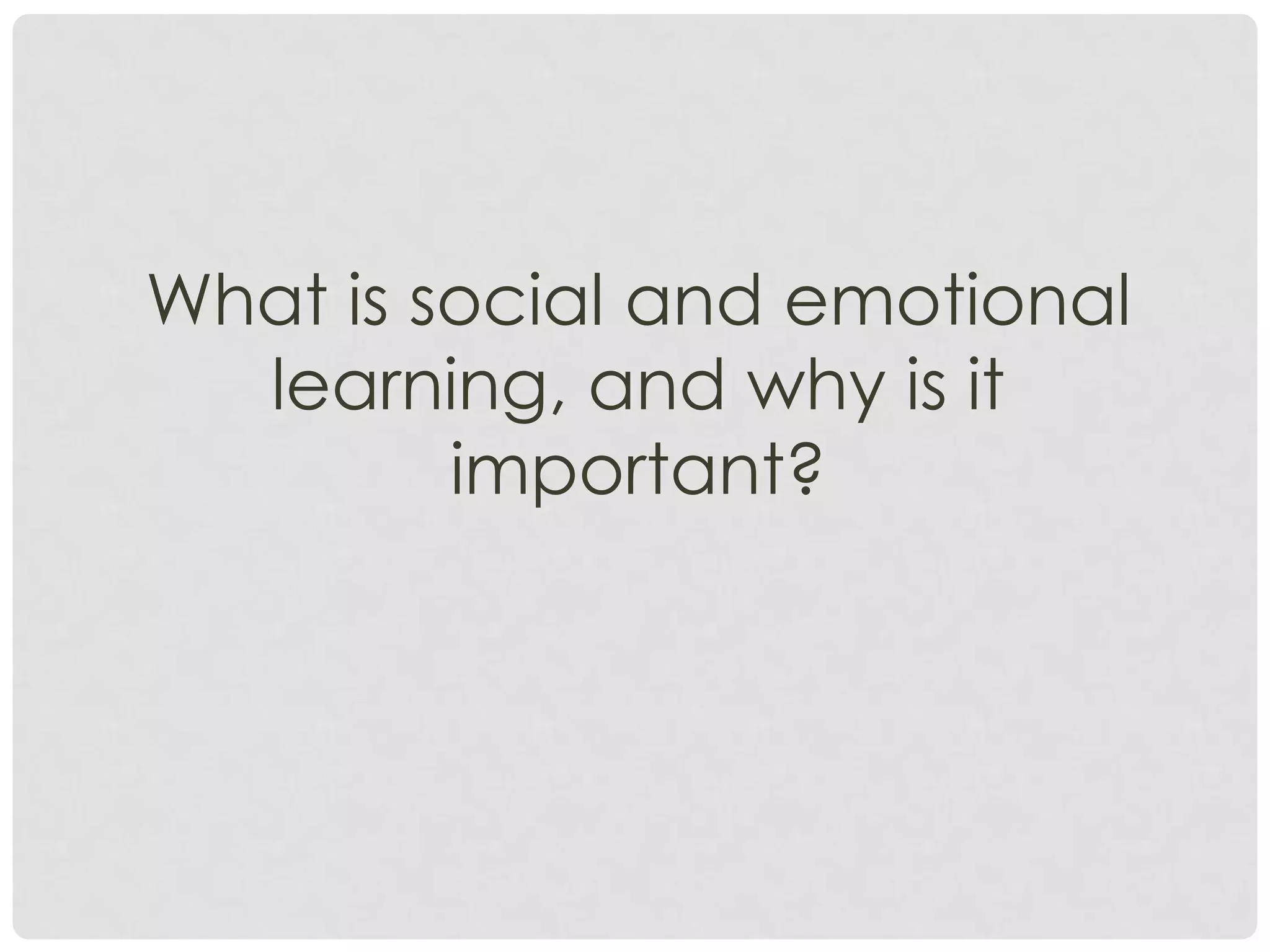 Social & Emotional Support | PPTX