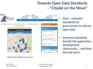 Optimizing Open Data | PPT