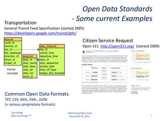 Optimizing Open Data | PPT