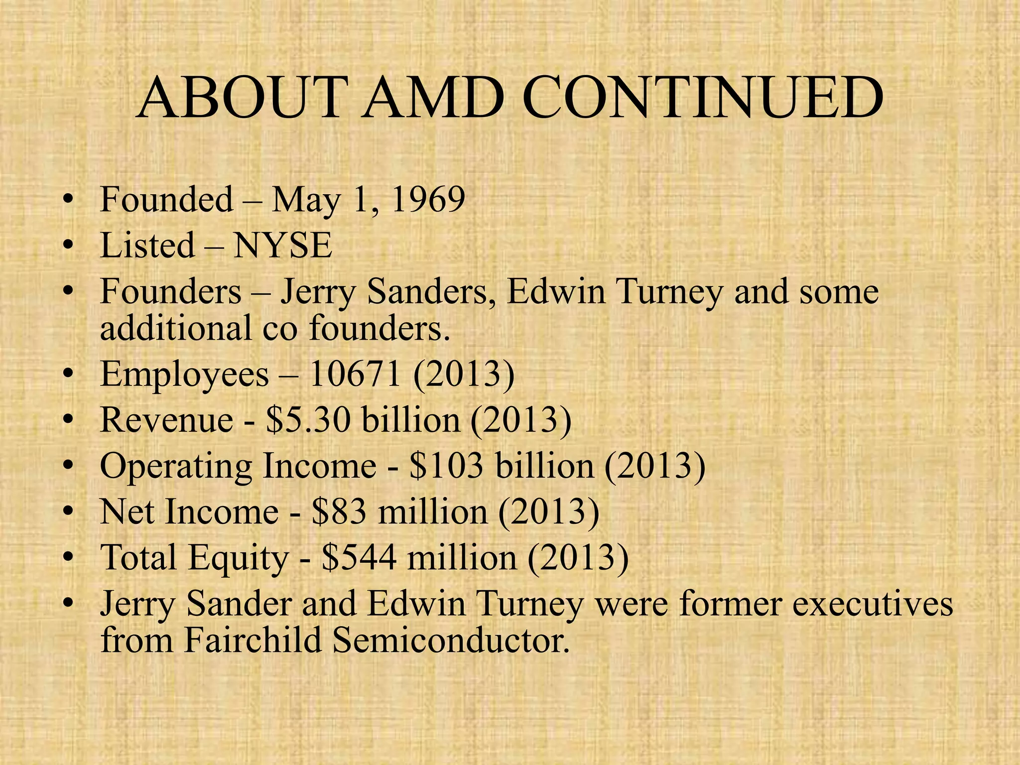 AMD Marketing Strategy | PPTX